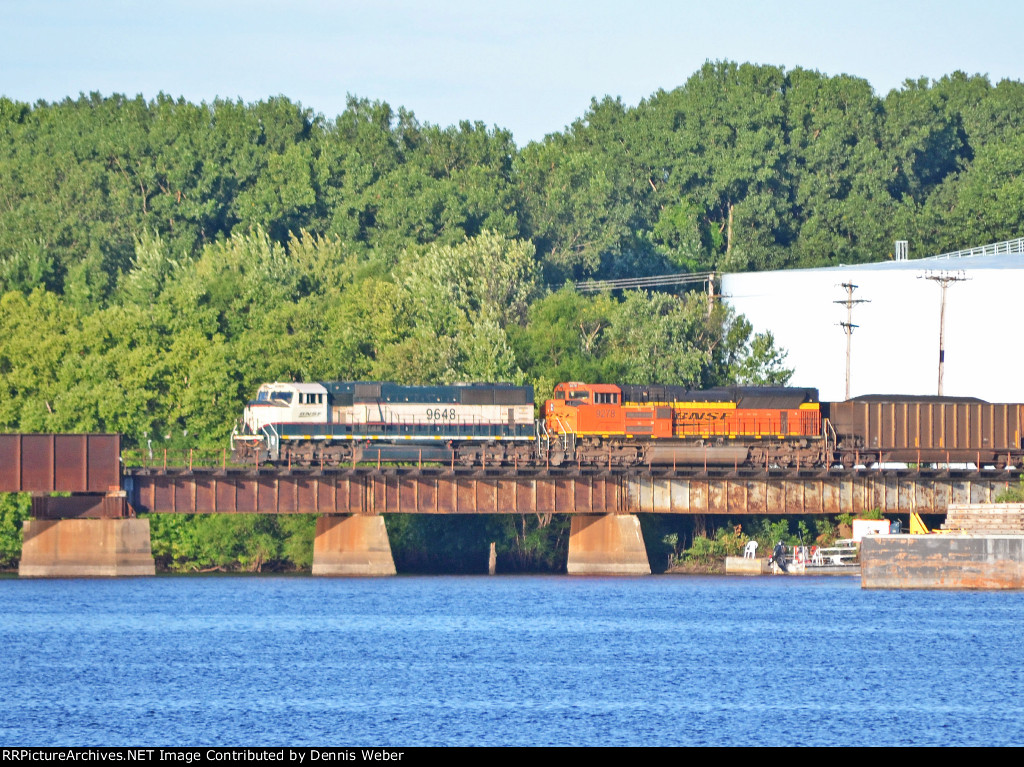 BNSF 9648, CP's Tomah Sub.